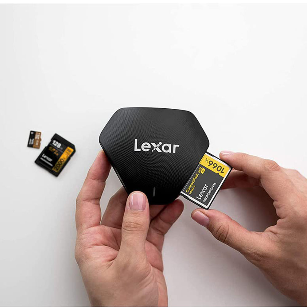 Lexar Professional Multi-Card 3-in-1 USB 3.1 Reader - MemoryHouse.in