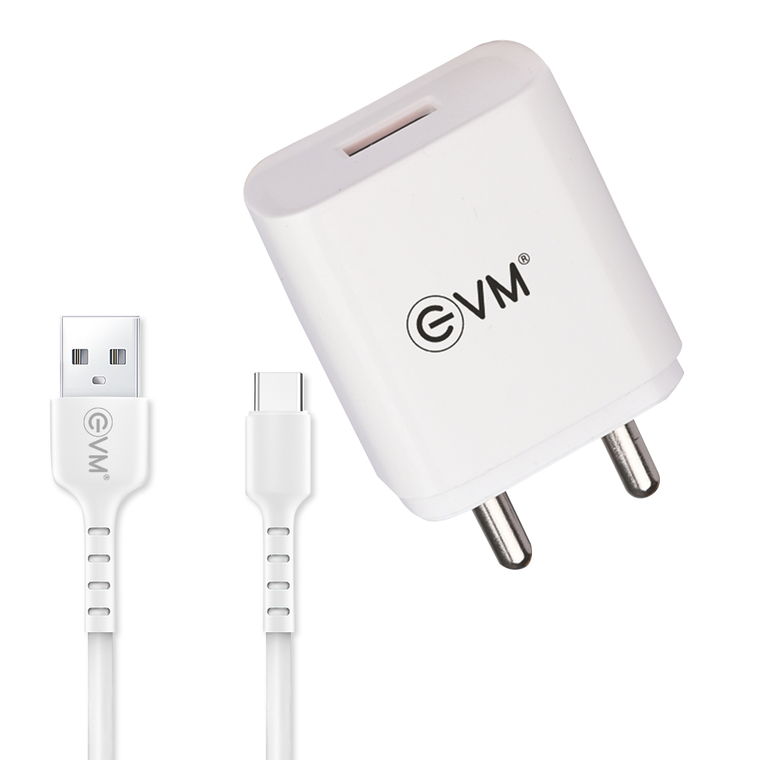 EVM USB SMART CHARGER - TYPE-C CABLE (2.4AMP) - MemoryHouse.in