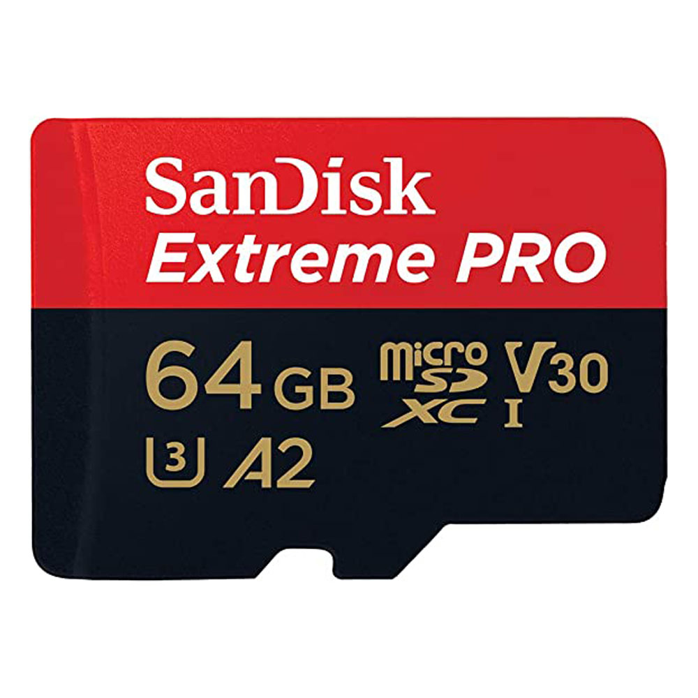 SanDisk Extreme Pro microSD UHS I Card 64GB for 4K Video on Smartphones ...